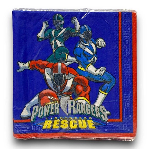 Power Ranger | Party Supplies | Vintage Power Rangers Lightspeed Rescue ...